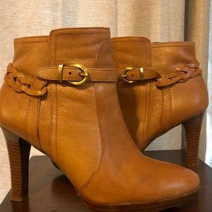 Banana Republic | Shoes | Banana Republic Camel Leather Ankle Booties ...